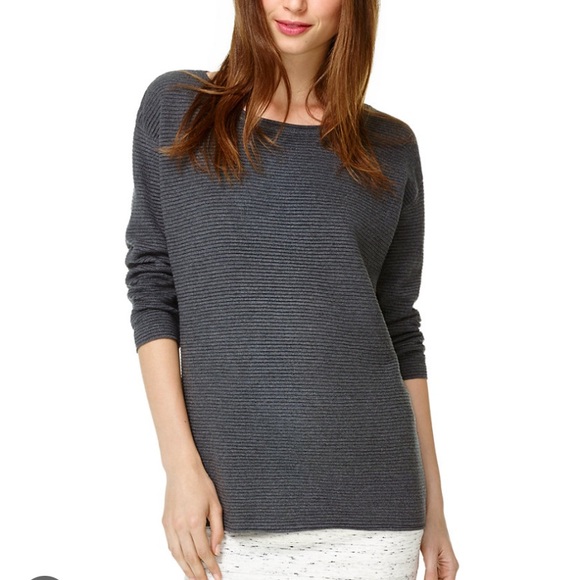 Wilfred | Sweaters | Aritzia Wilfred Blanchard Gray Ribbed Sweater ...